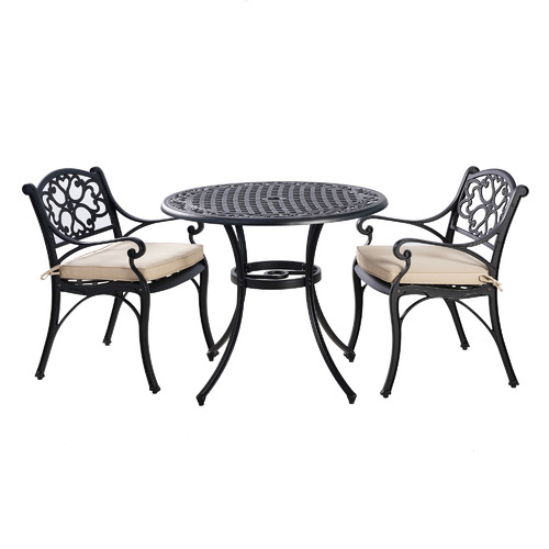Cast Iron Outdoor 2 Seater Marco Outdoor Bistro Table Chair Set Temple Webster
